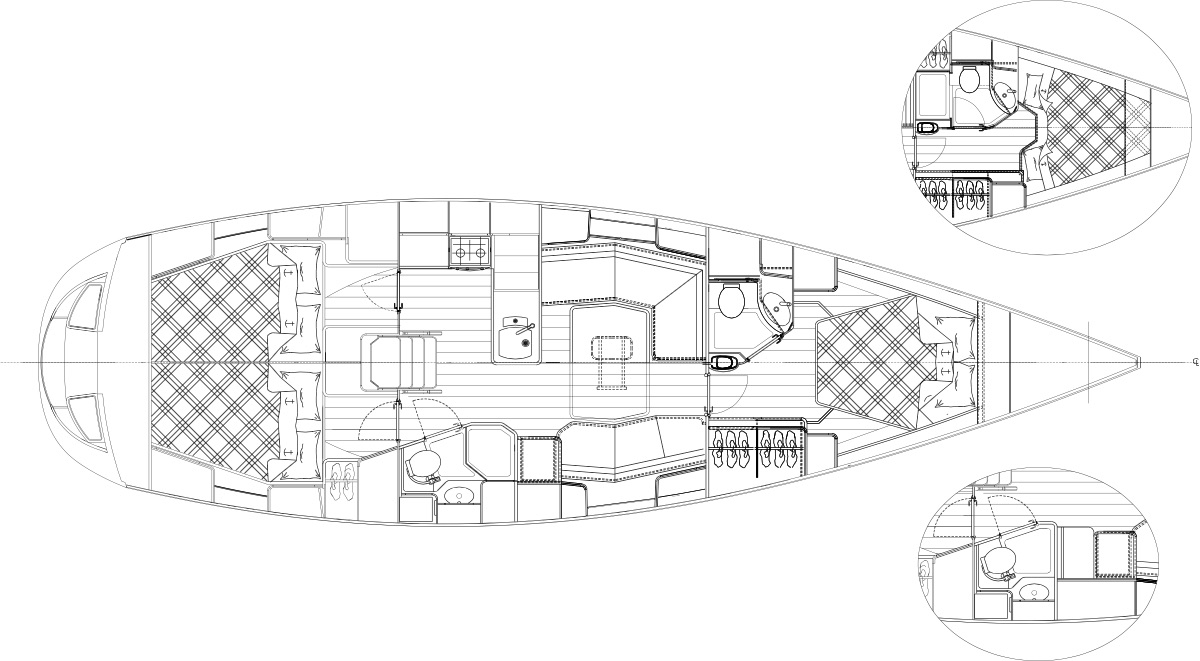 Najad 451 AC - Aft Cockpit Sailing Yacht